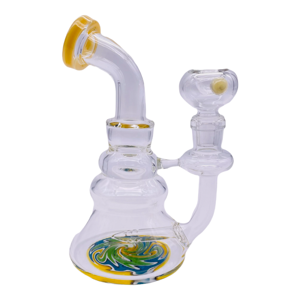 6" COLOR BASE GLASS RIG | Sahara Distribution