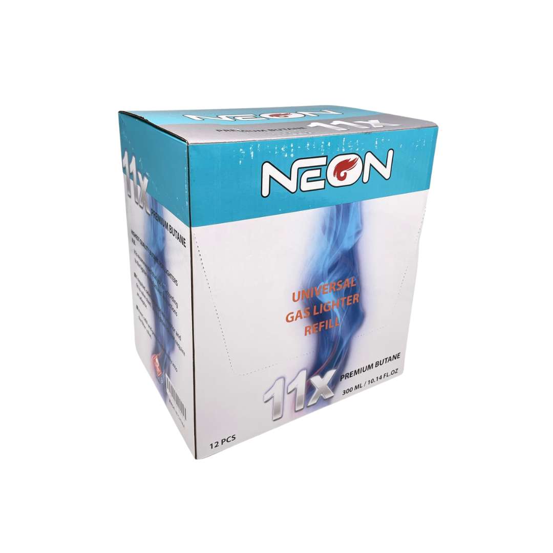 NEON BUTANE FUEL 11X - 12CT - 300ML | Sahara Distribution