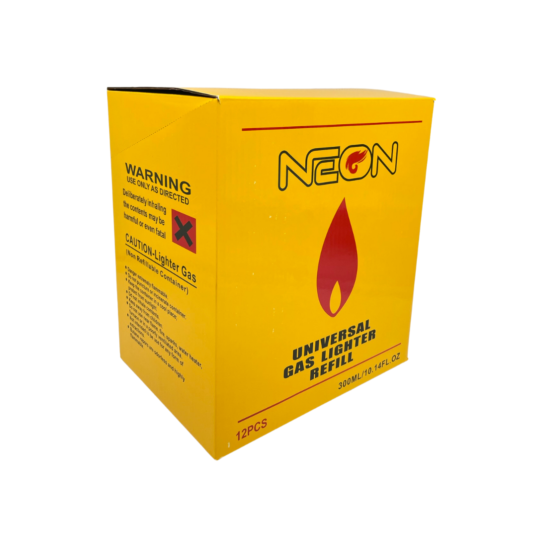 NEON BUTANE FUEL - 12CT - 300ML | Sahara Distribution